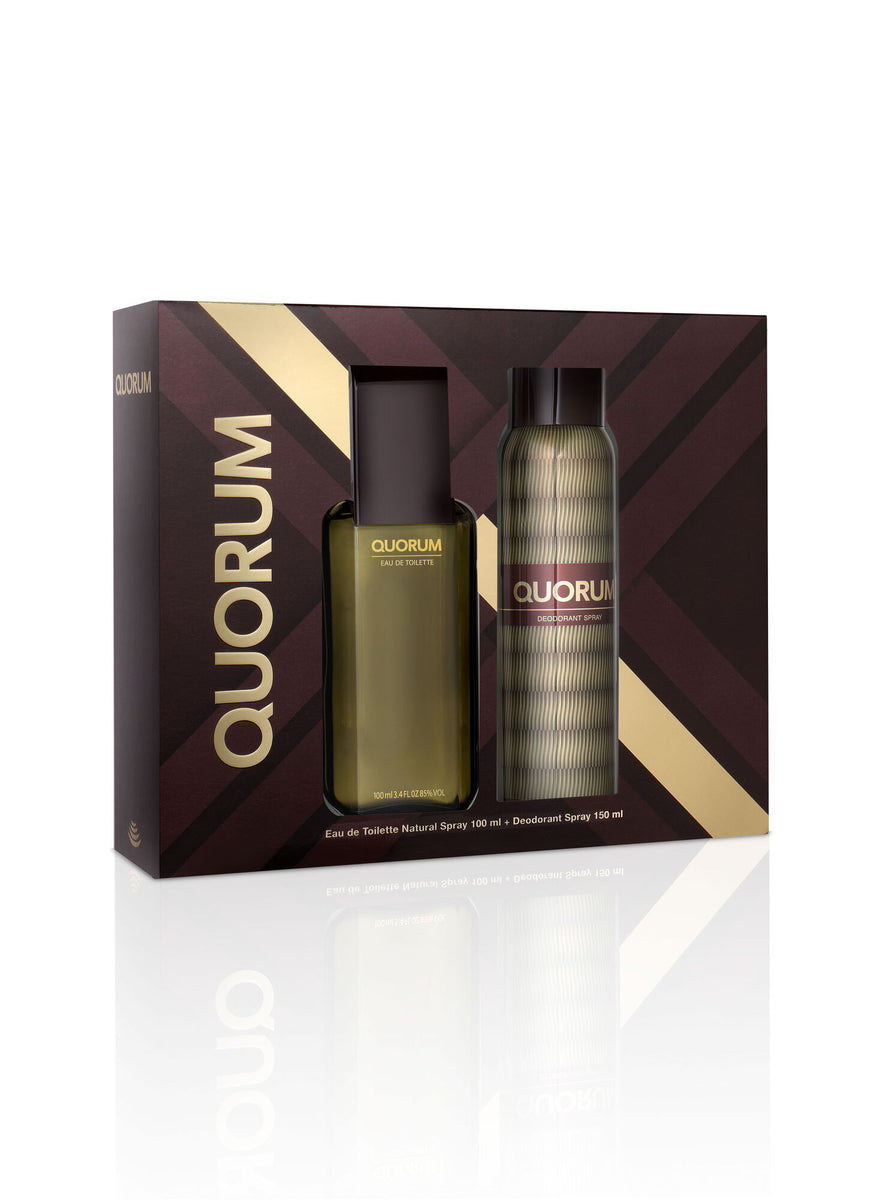 Quorum 2-Piece Set 3.4oz Men EDT Spray – Donnatella Perfumes